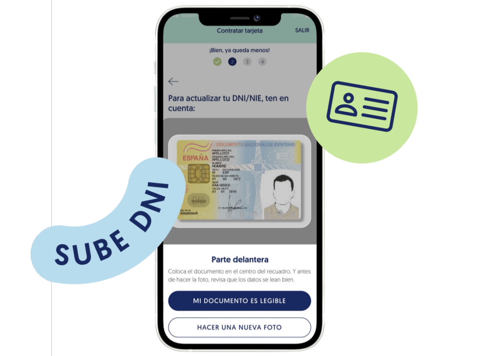 Subir el DNI actualizado | WiZink
